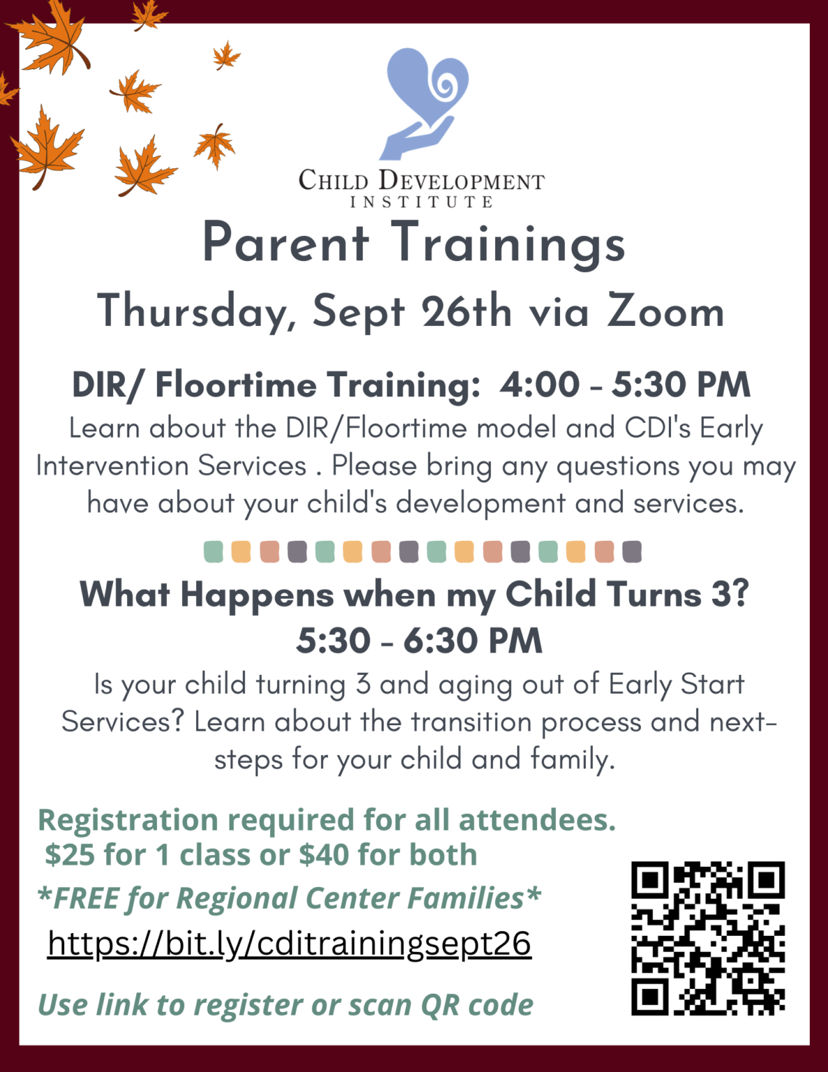 Parent/Caregiver Training